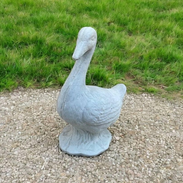 Concrete Goose Statue - Etsy