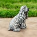 Cocker Spaniel Memorial Statue | Spaniel Dog Yard Figurine 12" | Garden ...