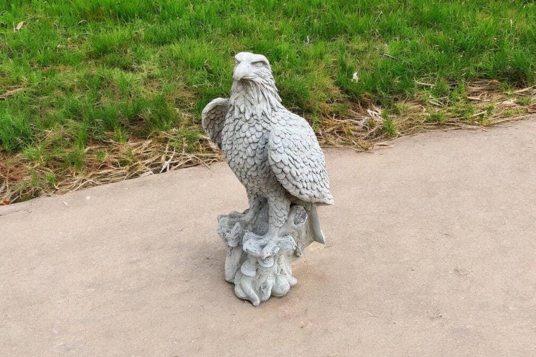 Detailed Eagle Bird | Stone Eagle Statue 16" | Bird Home Decor | Eagle ...