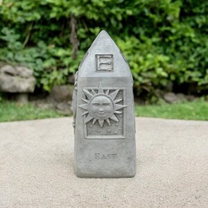 Massive Directional Marker Statue Seasonal Rock Figure 18 Garden ...