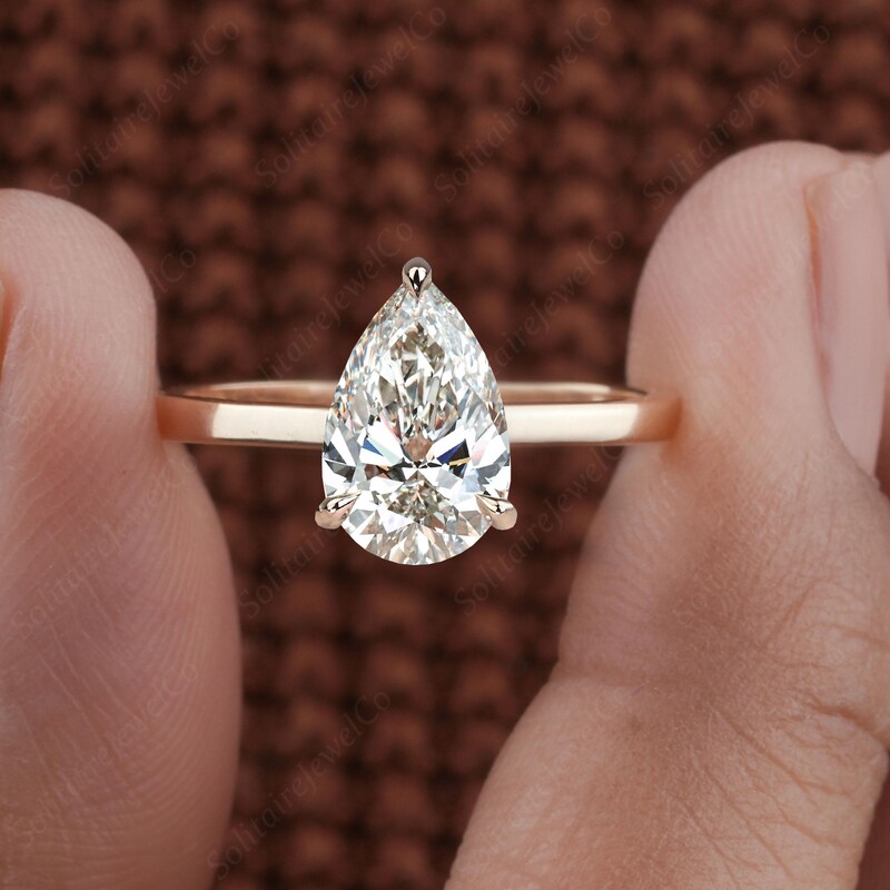 Simple Diamond Ring - Etsy