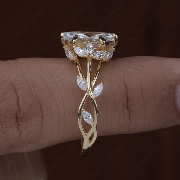 Nature Inspired Engagement Rings - Etsy