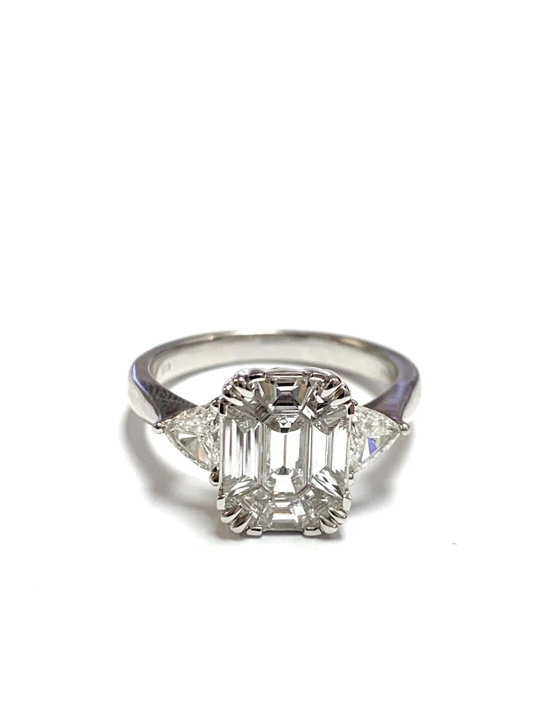 Incredible 18k Pressure Set Diamond Ring - Etsy