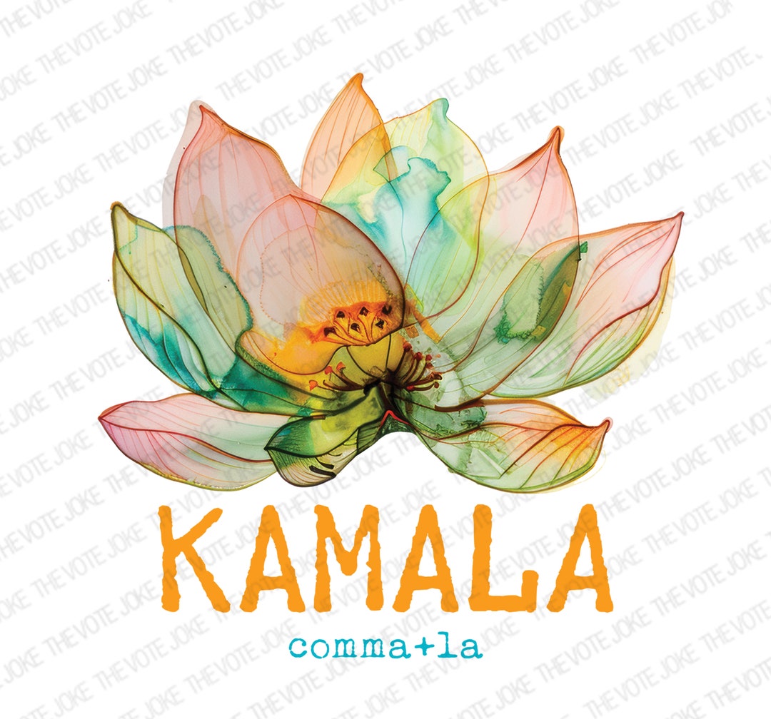 Kamala Harris' Name is Inspired by the Lotus Flower, Comma La, Digital ...