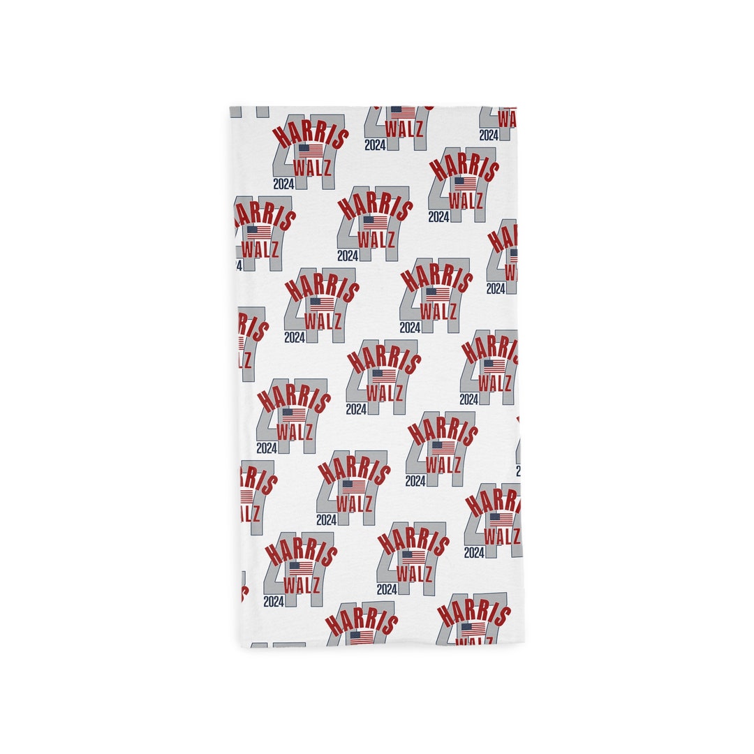 Kamala Harris and Tim Walz Tube Scarf 2024 Election Running Mates ...