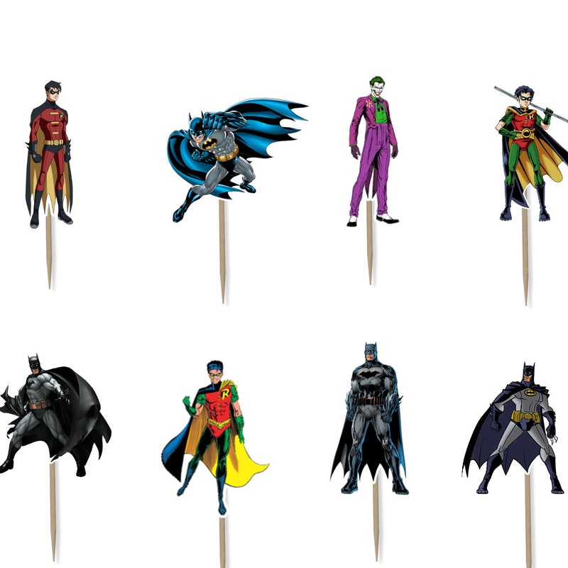Batmans Cake Topper - Etsy