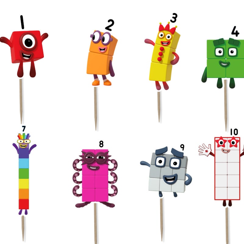 Number Blocks - Etsy