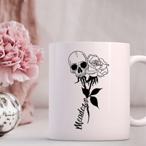 Skull and Rose SVG PNG: Meadows Haunting Adeline Zade (digital Download ...