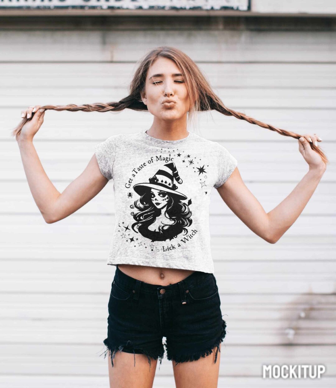 Sarcastic Halloween Witch SVG, Taste the Magic SVG, Sexy Witch Design, Trendy Halloween SVG ...