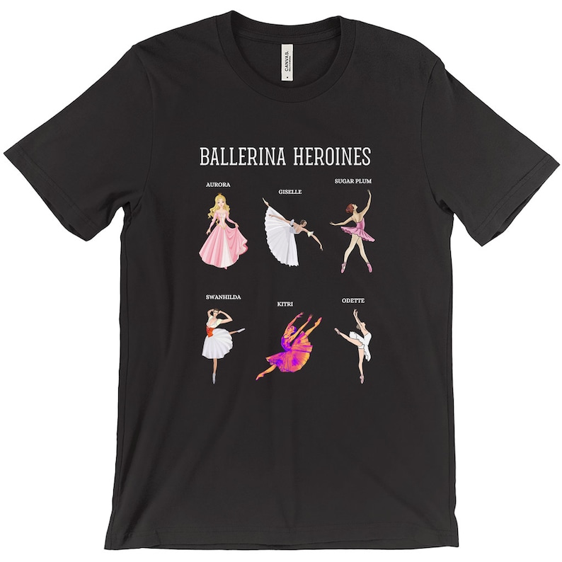 Ballerina Heroines Ballet Dancer Odette Giselle Aurora Sugarplum Kitri ...