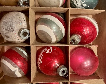 Shiny Brite Christmas Ornament Vintage Shadow Box Decoration Decor - Etsy