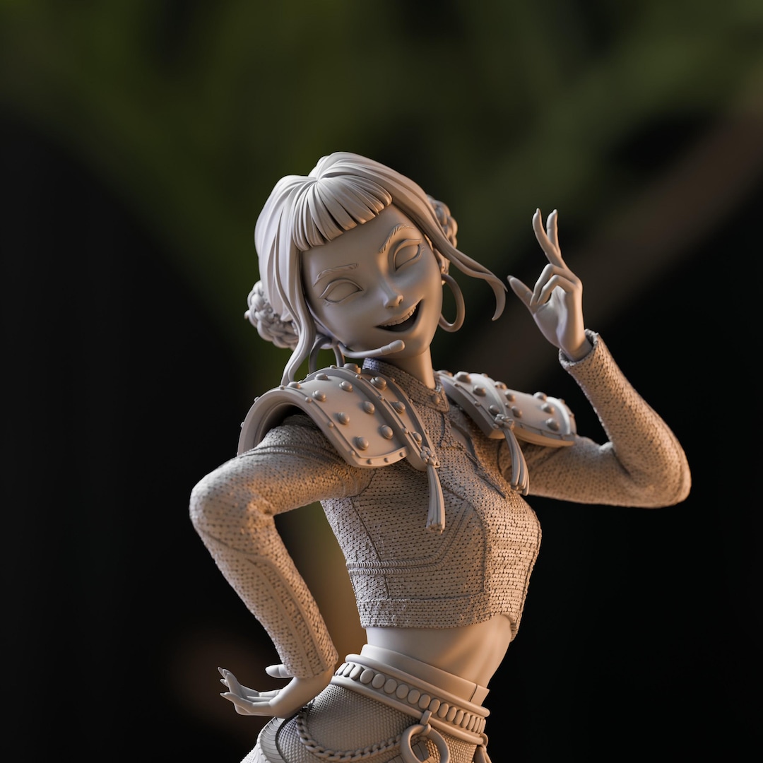 ZOEY FIGURE | Kpop Demon Hunters Statue - Collectible Handcrafted Resin ...