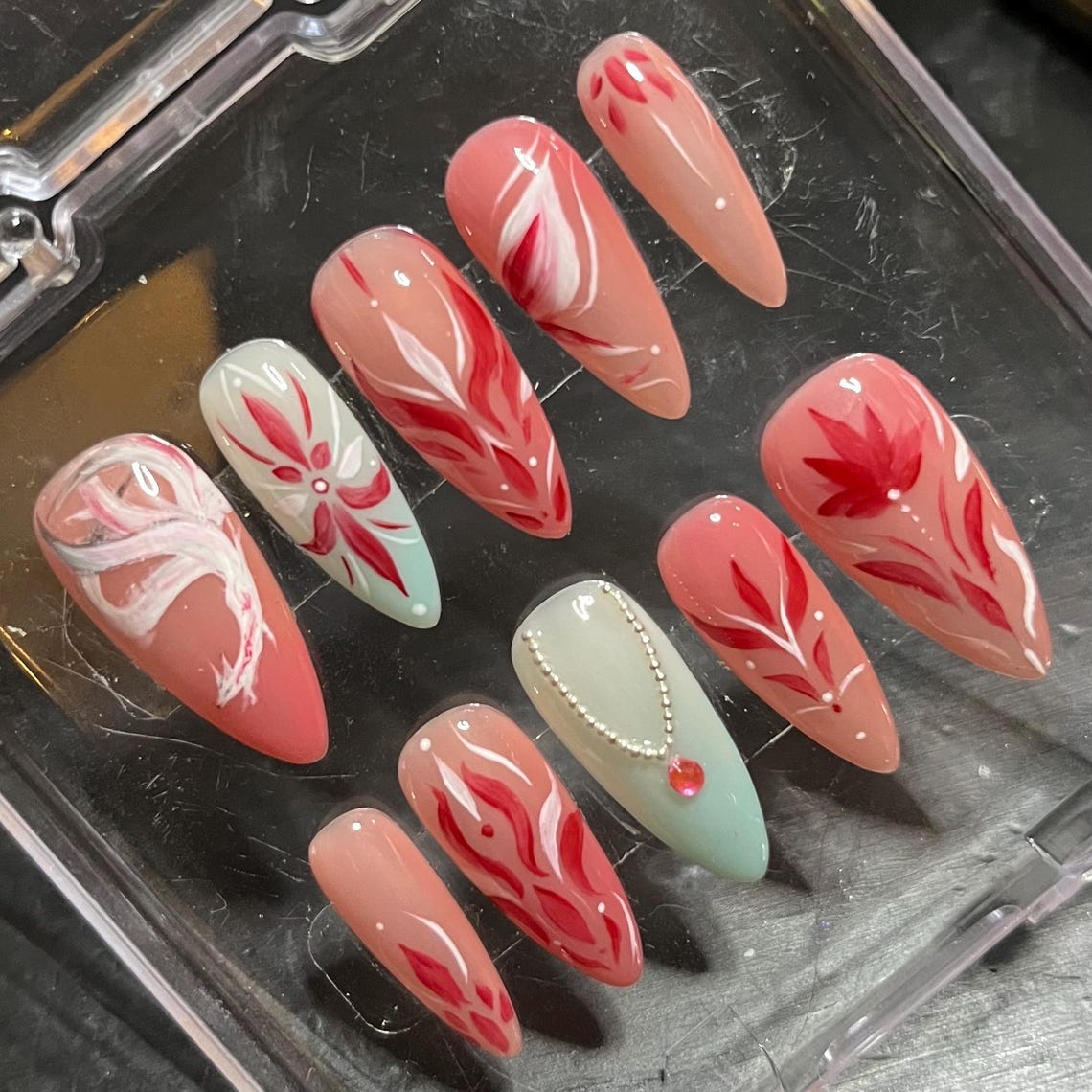 Katseye X Monster High Custom Press on Nail Set - Etsy