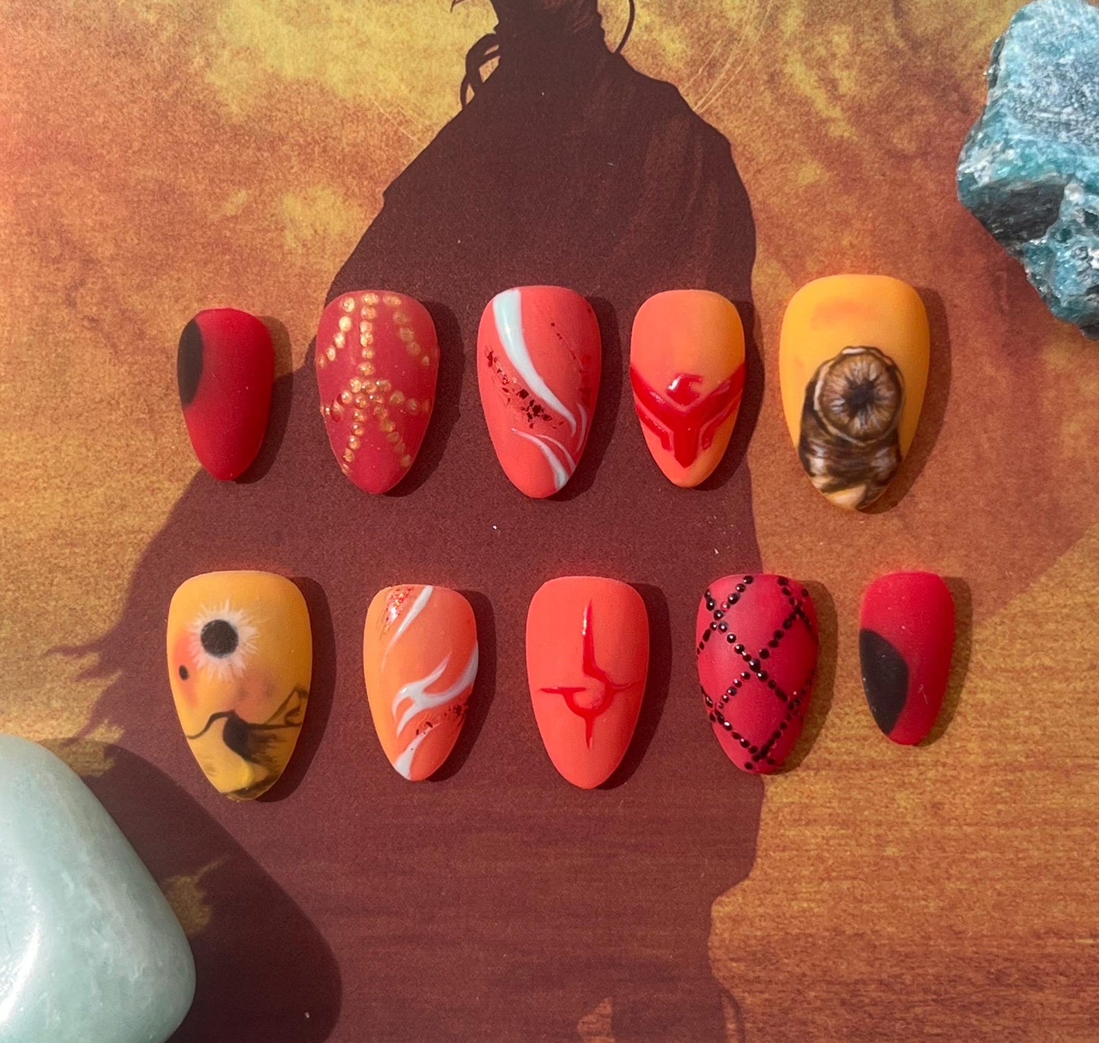 Dune Custom Press on Nail Set - Etsy