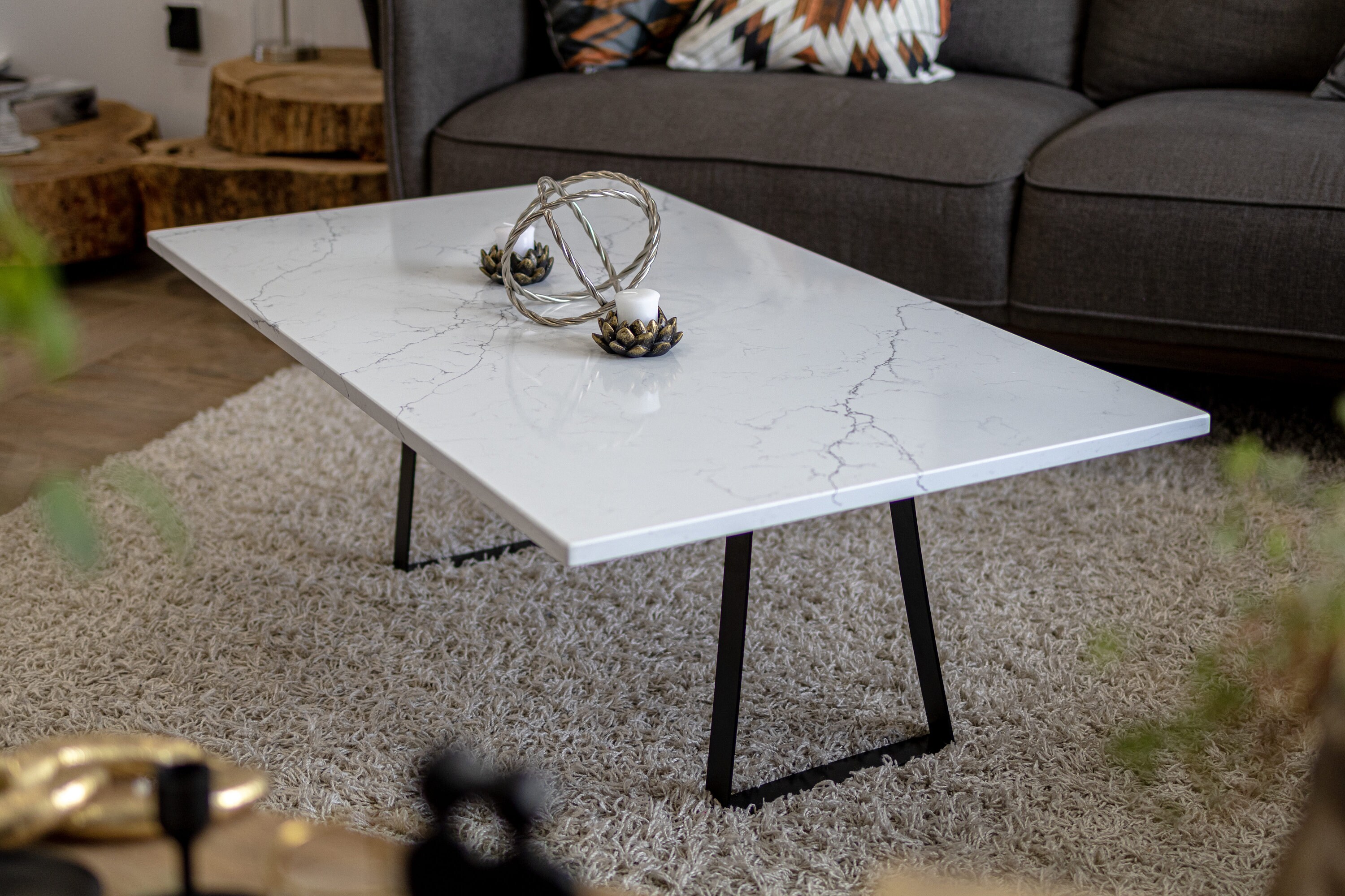 Custom Granite & Quartz Tables, Coffee Table, Dinner Table - Etsy