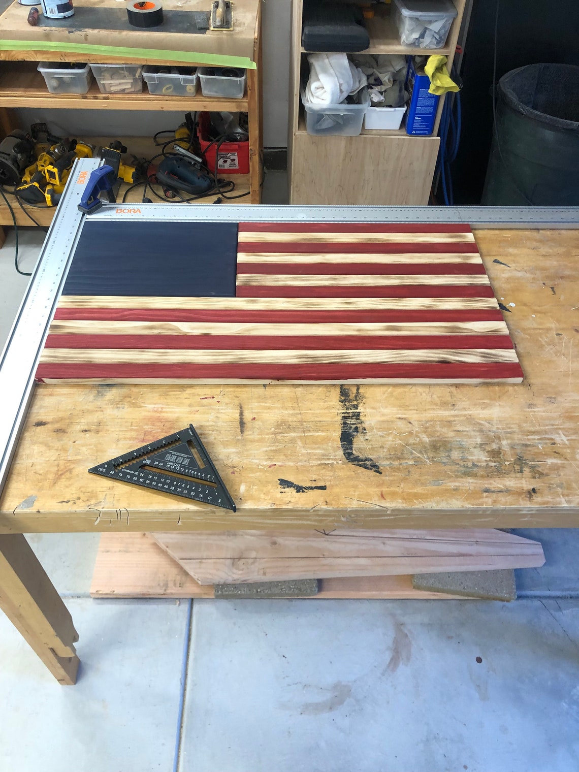 USA Shaped American Flag - Etsy