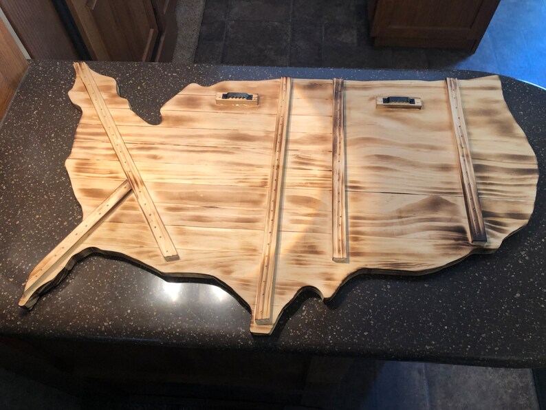 USA Shaped American Flag - Etsy