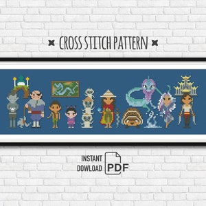 Raya and the Last Dragon - Cross Stitch PDF Pattern | Instant Download ...
