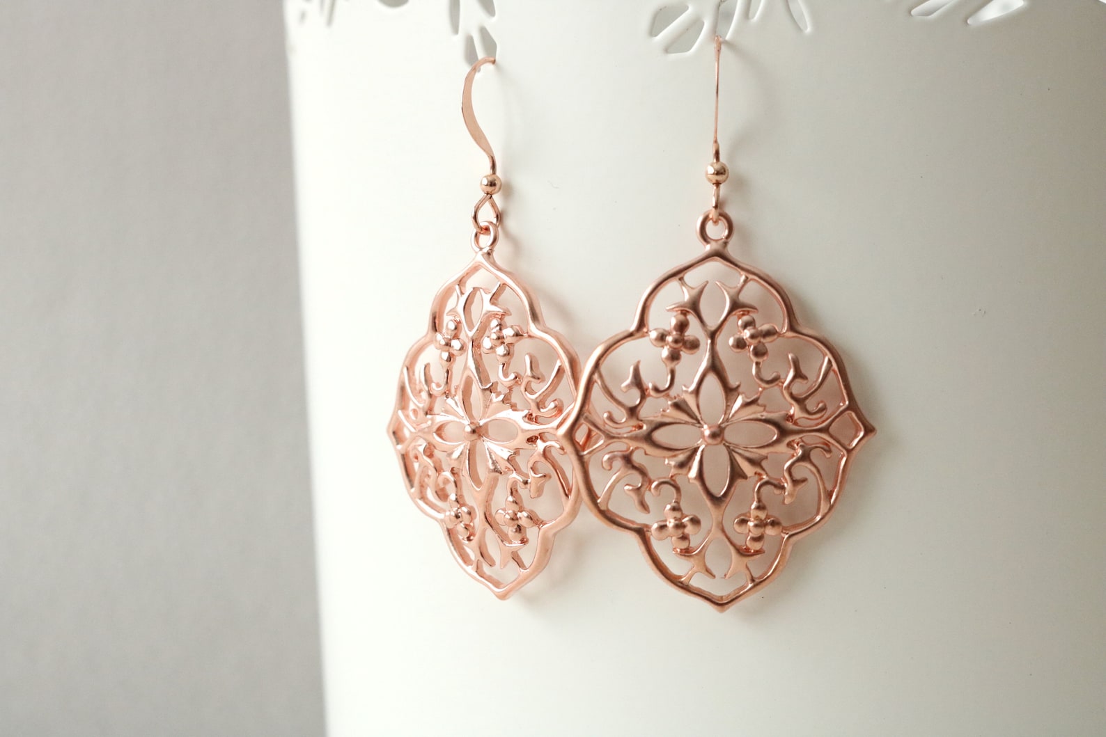 Filigree Earrings Persian Earrings Gold Filigrees Silver - Etsy