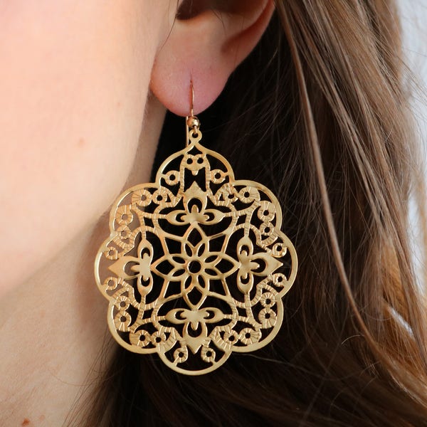 Earrings Filigree - Etsy