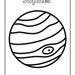 Children's Coloring Book Printable Solar System Planets Coloring Pages ...