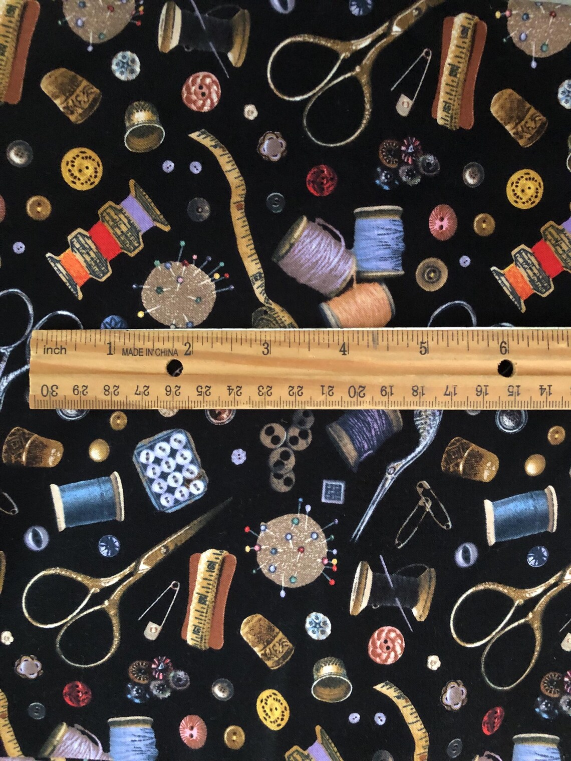 Sewing Notions A Stitch in Time by Elizabeth's Studio Fabric, Designer ...