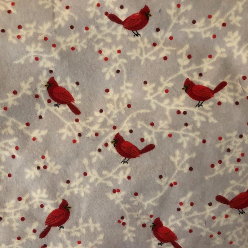 Cardinal Fabric - Etsy