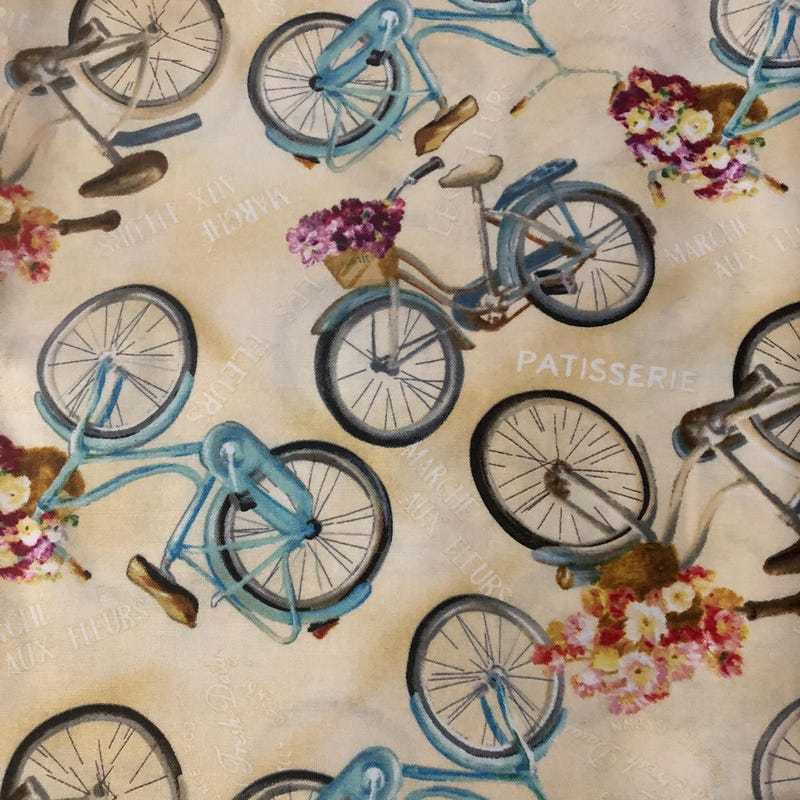 Bicycle Fabric - Etsy