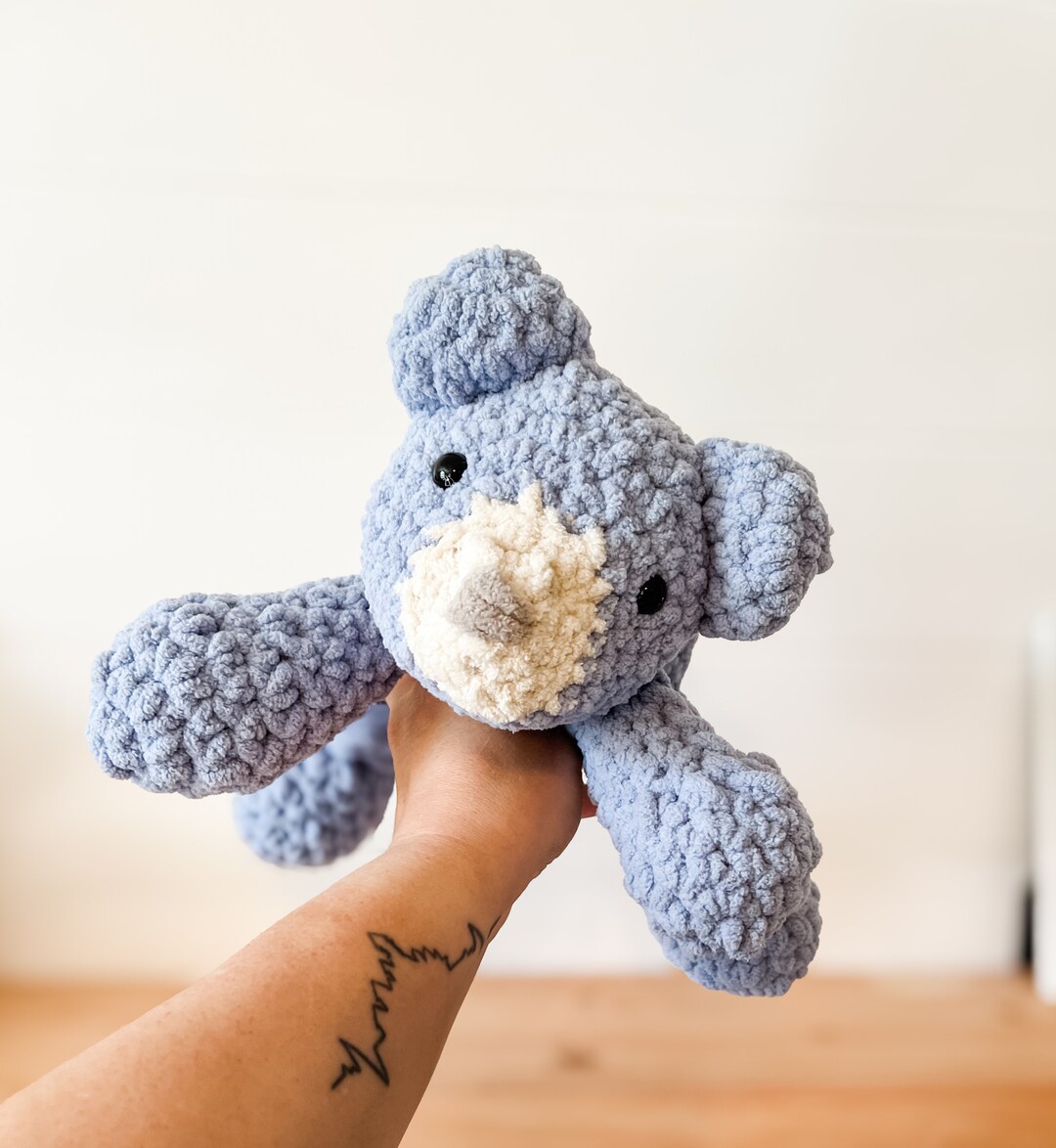 Beam Bear | Crochet Bear | Crochet Plushie | Teddy Bear | Knotted Lovey ...
