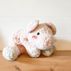 Soybean the Pig | Crochet Pig | Crochet Plushie | Farm Plush | Piglet ...