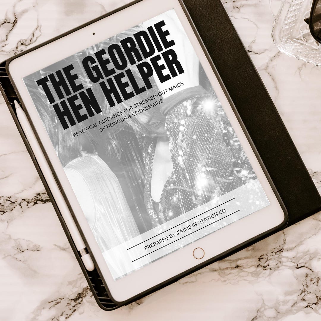 The Ultimate Hen Party Planner - Geordie Style, Stress-free Planning ...