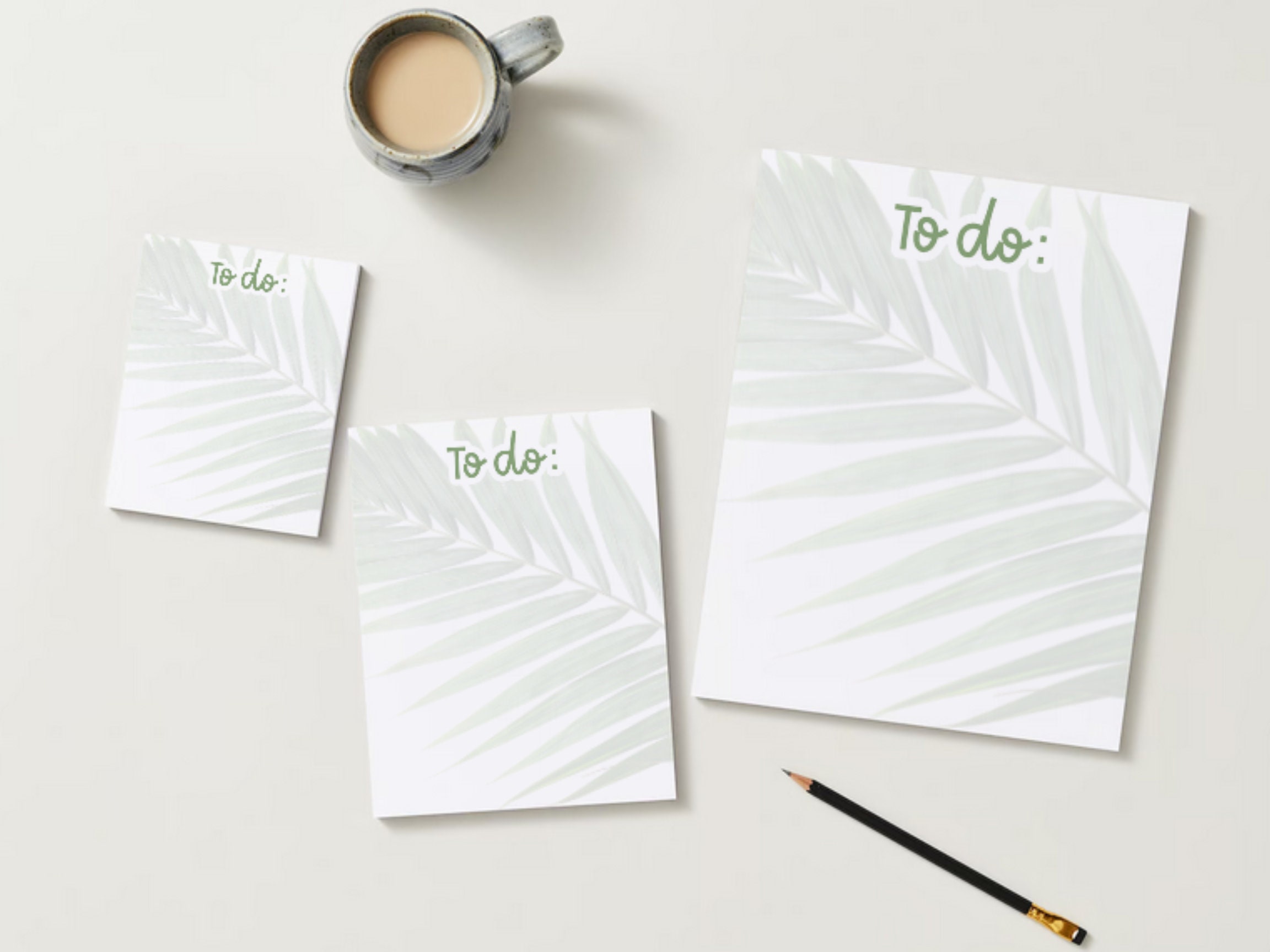 Printable Palm Leaf Notepad | Palm Leaf Stationary | Instant Digital ...