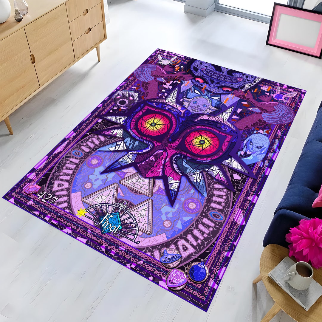 Legend of Zelda Game Rug,zelda Art Rug,legend of Zelda Rug,cool Gaming ...