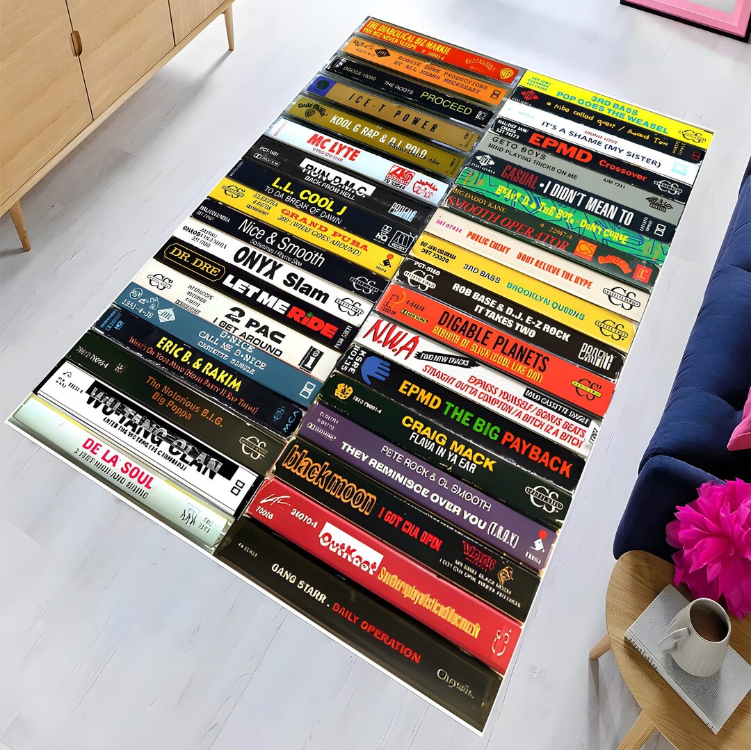 Old 80s 90s Hip Hop Rug,hip Hop Legends Rug,hip Hop Old School Rug,hip ...