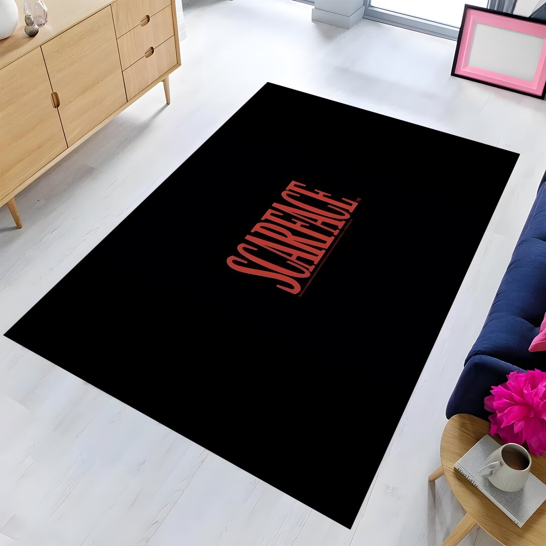 Scarface Rug,tony Montana Rug,scarface Movie,scarface Carpet,scarface ...