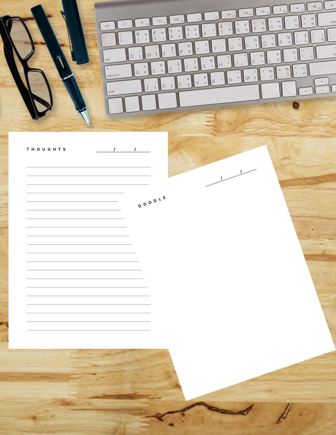 Notes, Doodle Pad, Sketch Pad, Notepad, Scribbles, Printable, Digital ...