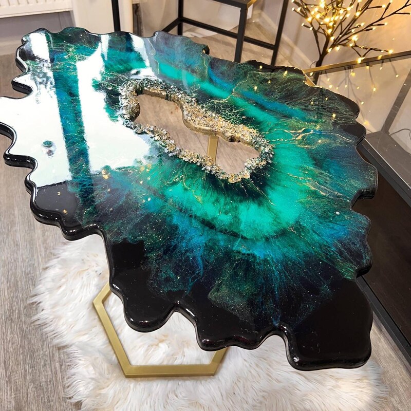 Agate End Table - Etsy