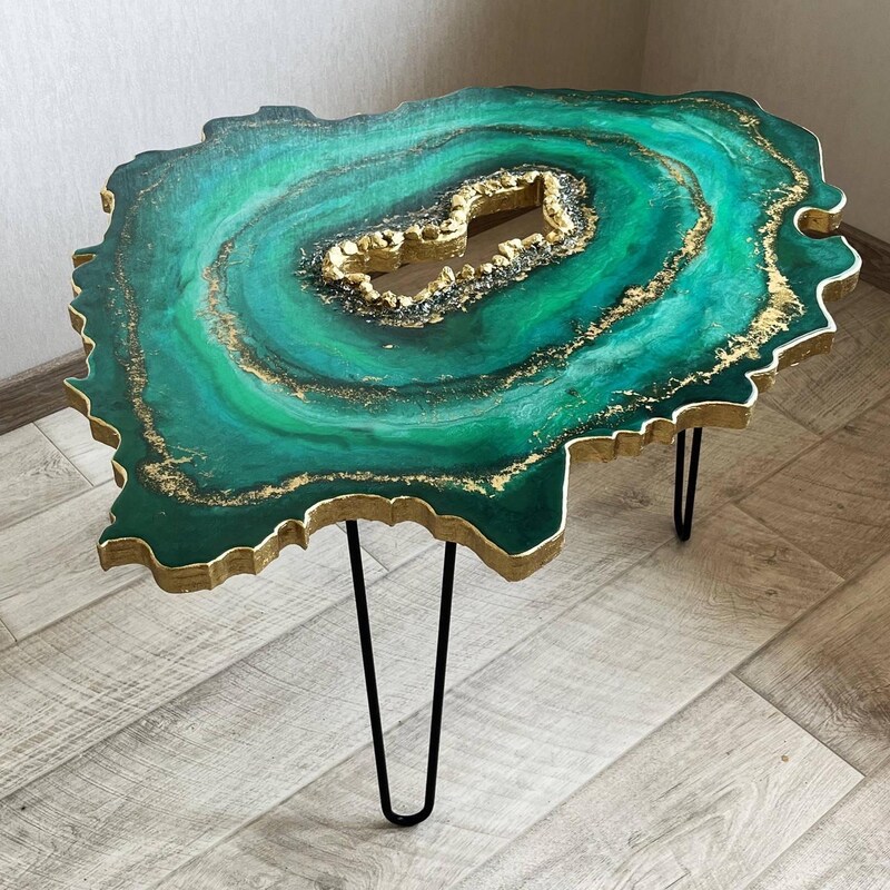 Agate End Table - Etsy
