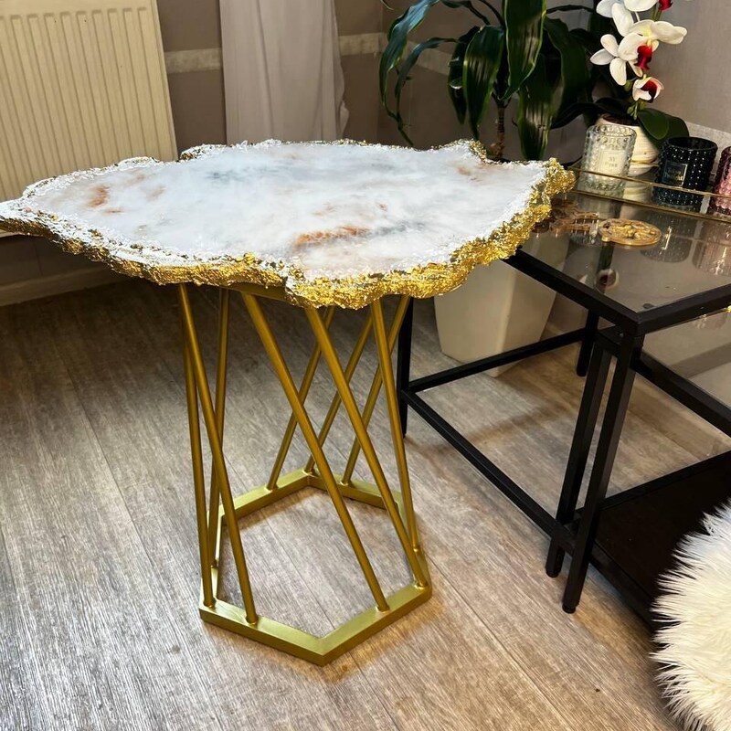 Agate End Table - Etsy