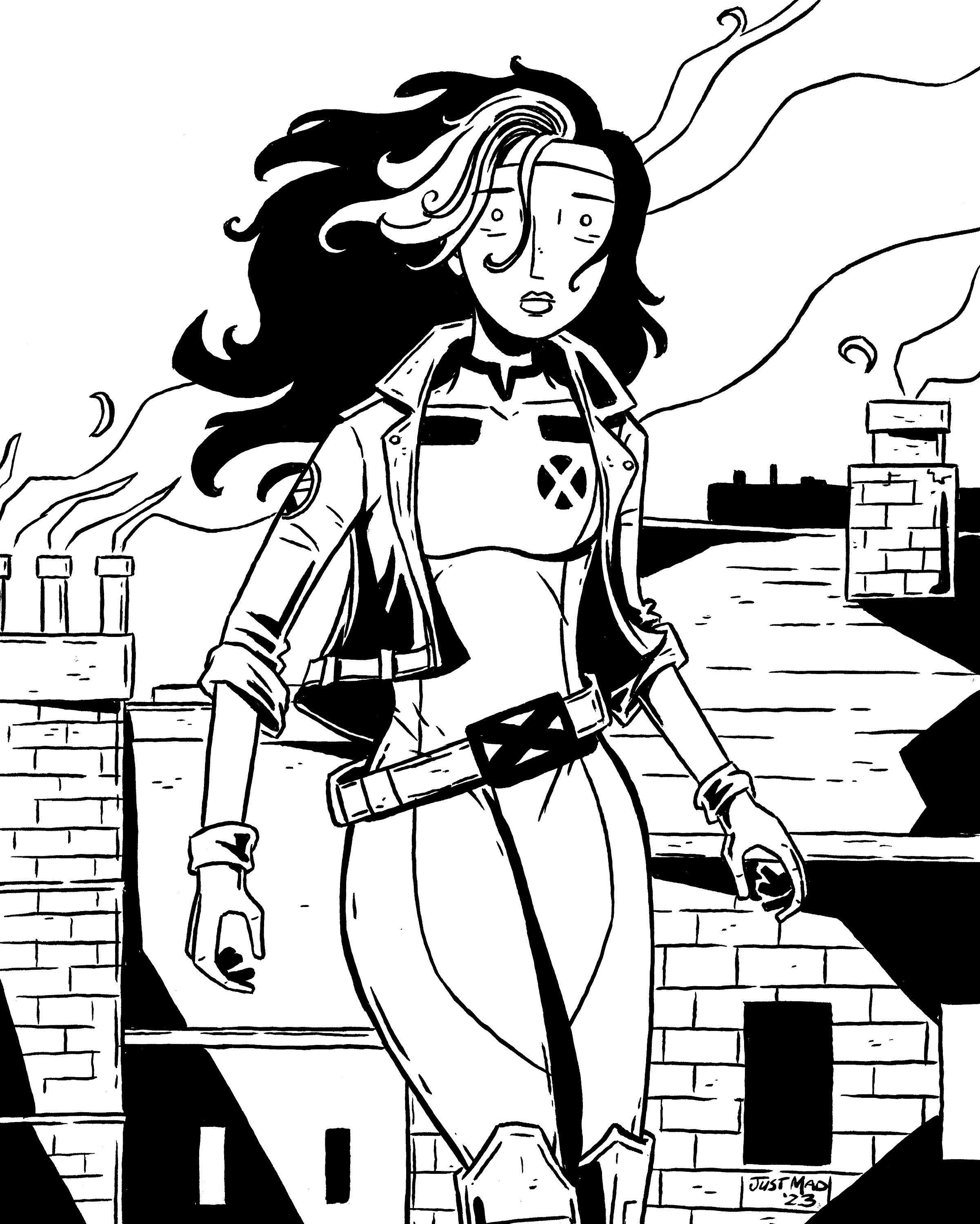 X Men Rogue Clip Art