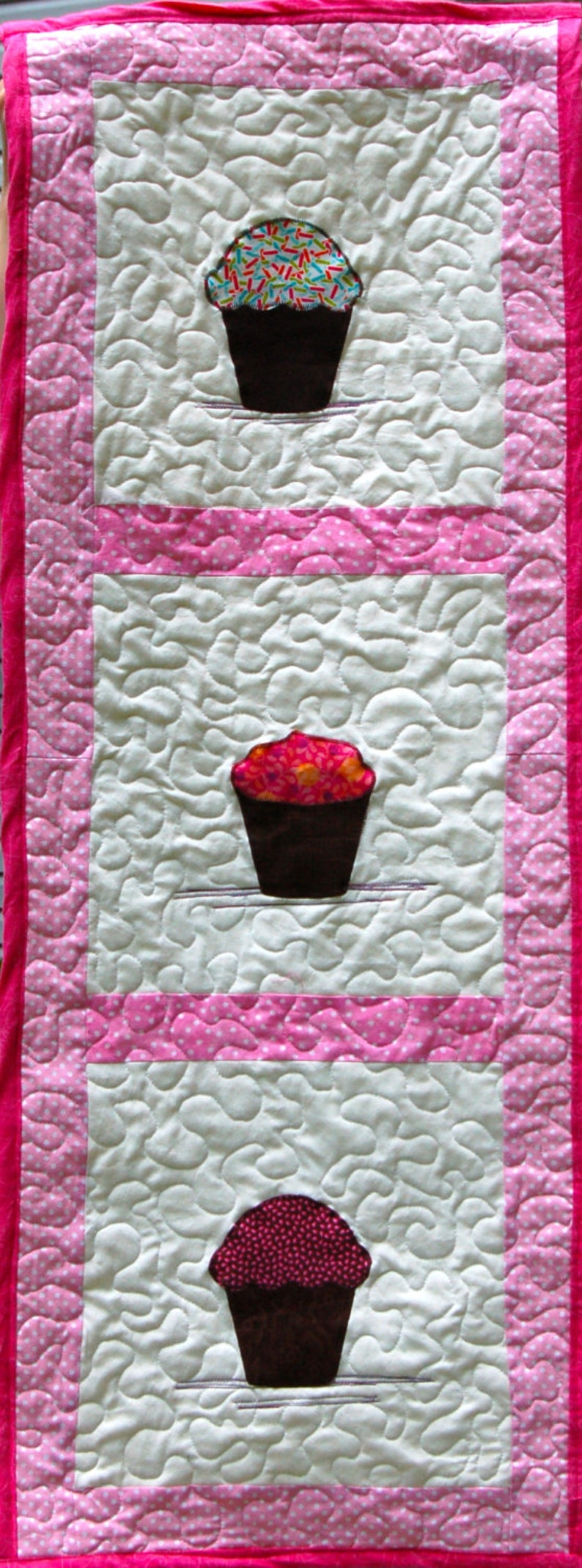 Awesome Cupcake Quilted Wall Hanging - Etsy