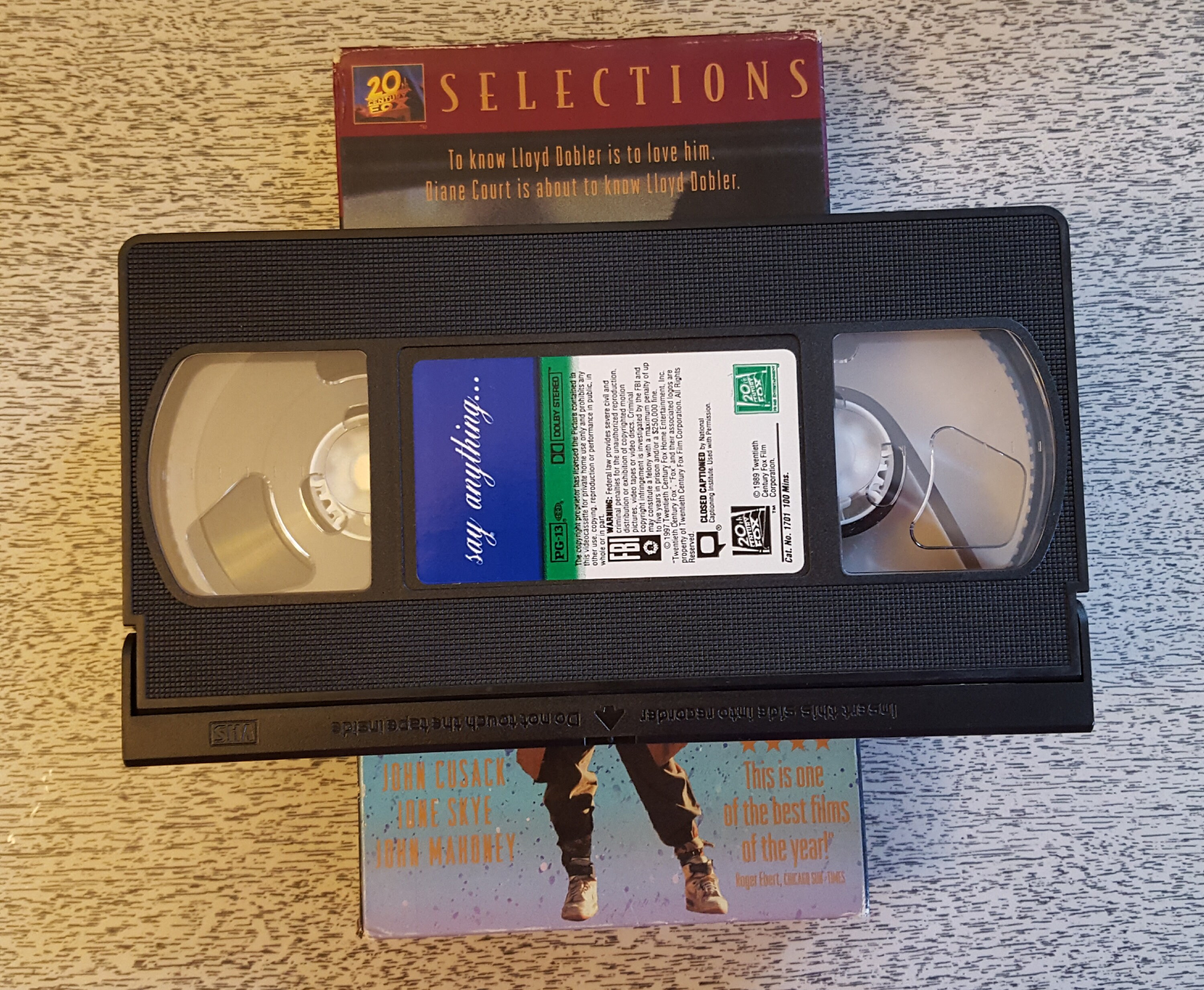 Say Anything... VHS Vintage Film Movie 80s John Cusack Romcom - Etsy