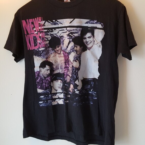 Nkotb T Shirts Vintage Vintage NOS 1980s NEW KIDS ON THE BLOCK CONCERT