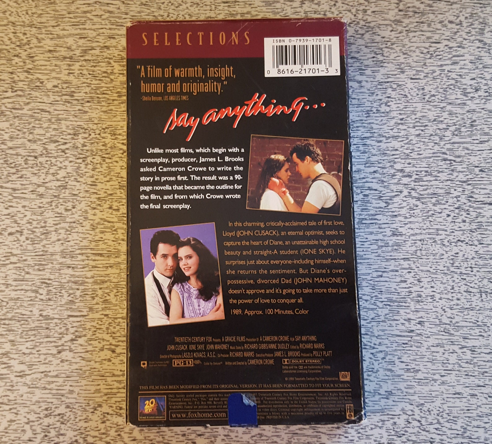 Say Anything... VHS Vintage Film Movie 80s John Cusack Romcom - Etsy