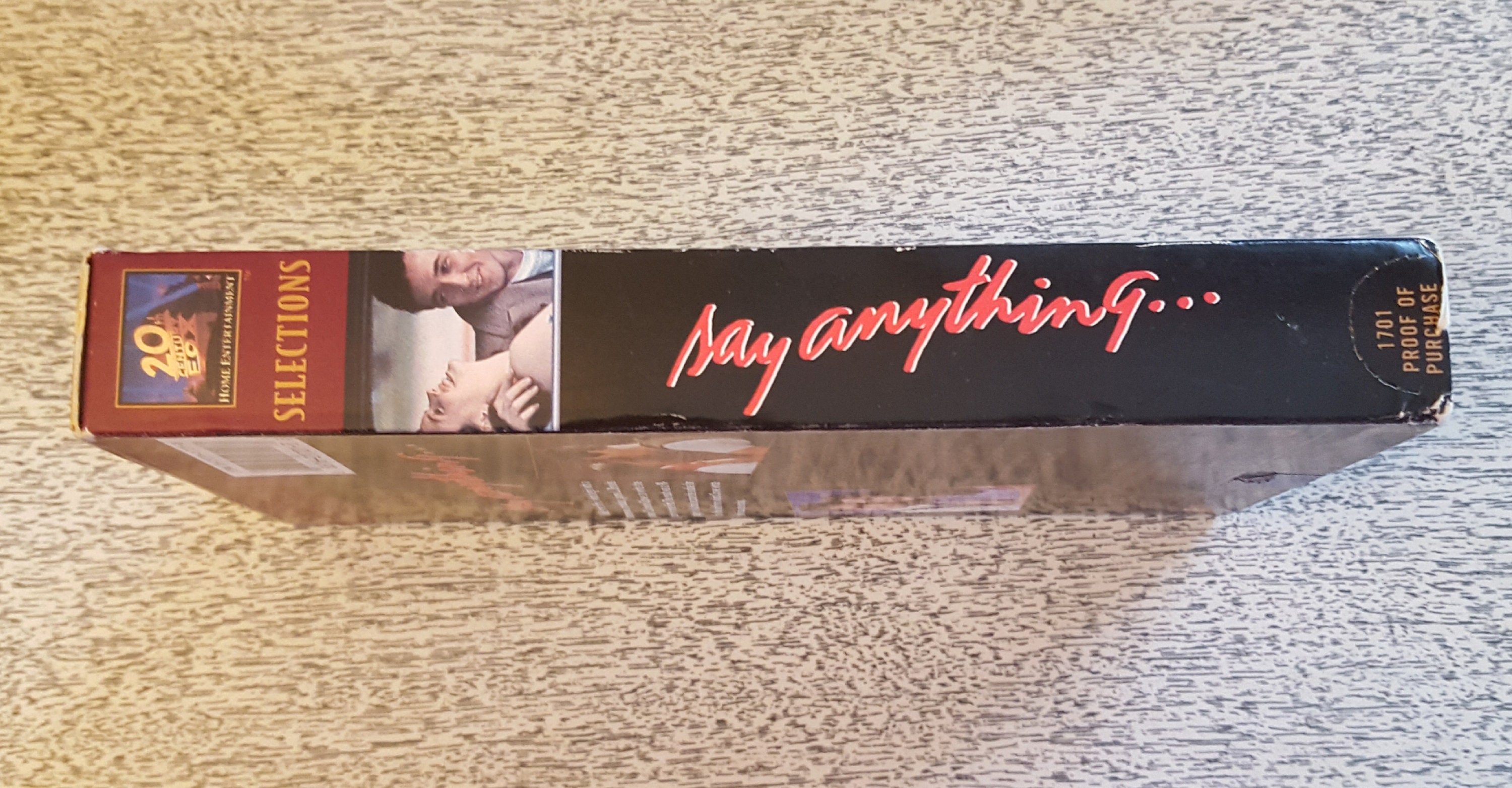 Say Anything... VHS Vintage Film Movie 80s John Cusack Romcom - Etsy