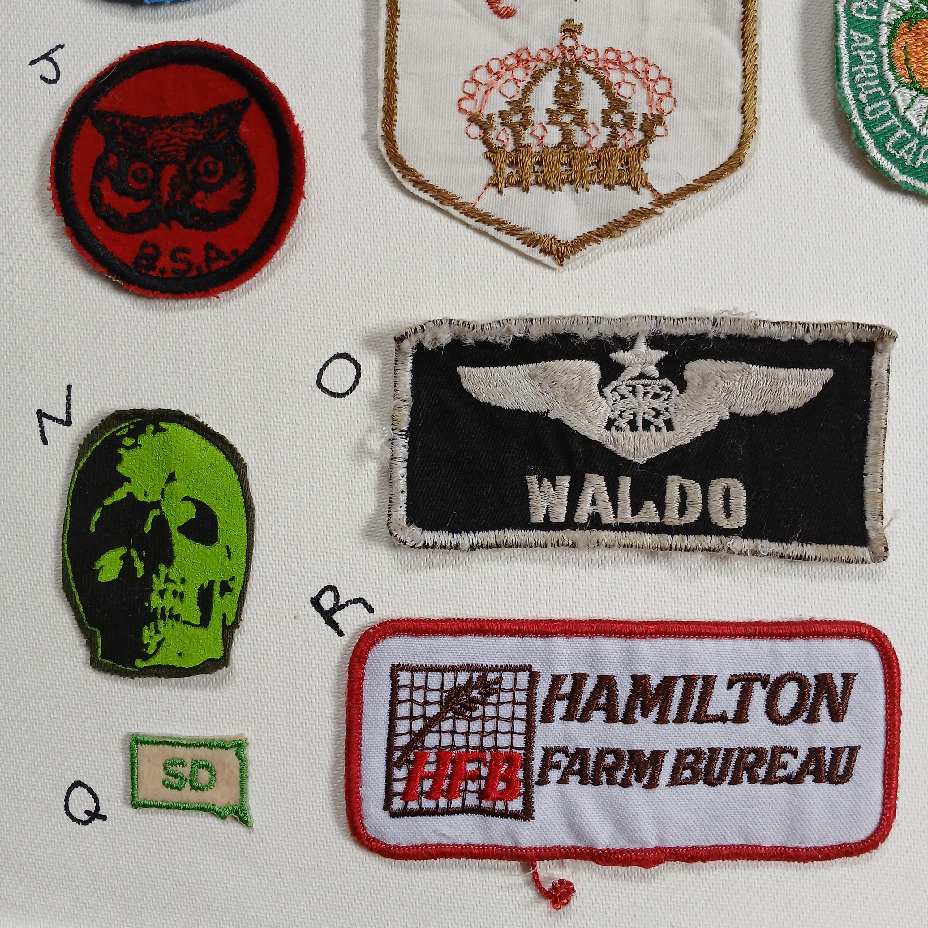 Vintage Sew on Patches: Owl Camp, Kings, Waldo, Military & More - Etsy