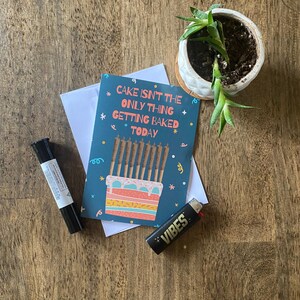 Funny 420 Birthday Gift for Stoner Birthday Card Funny 420 Bday Gift ...