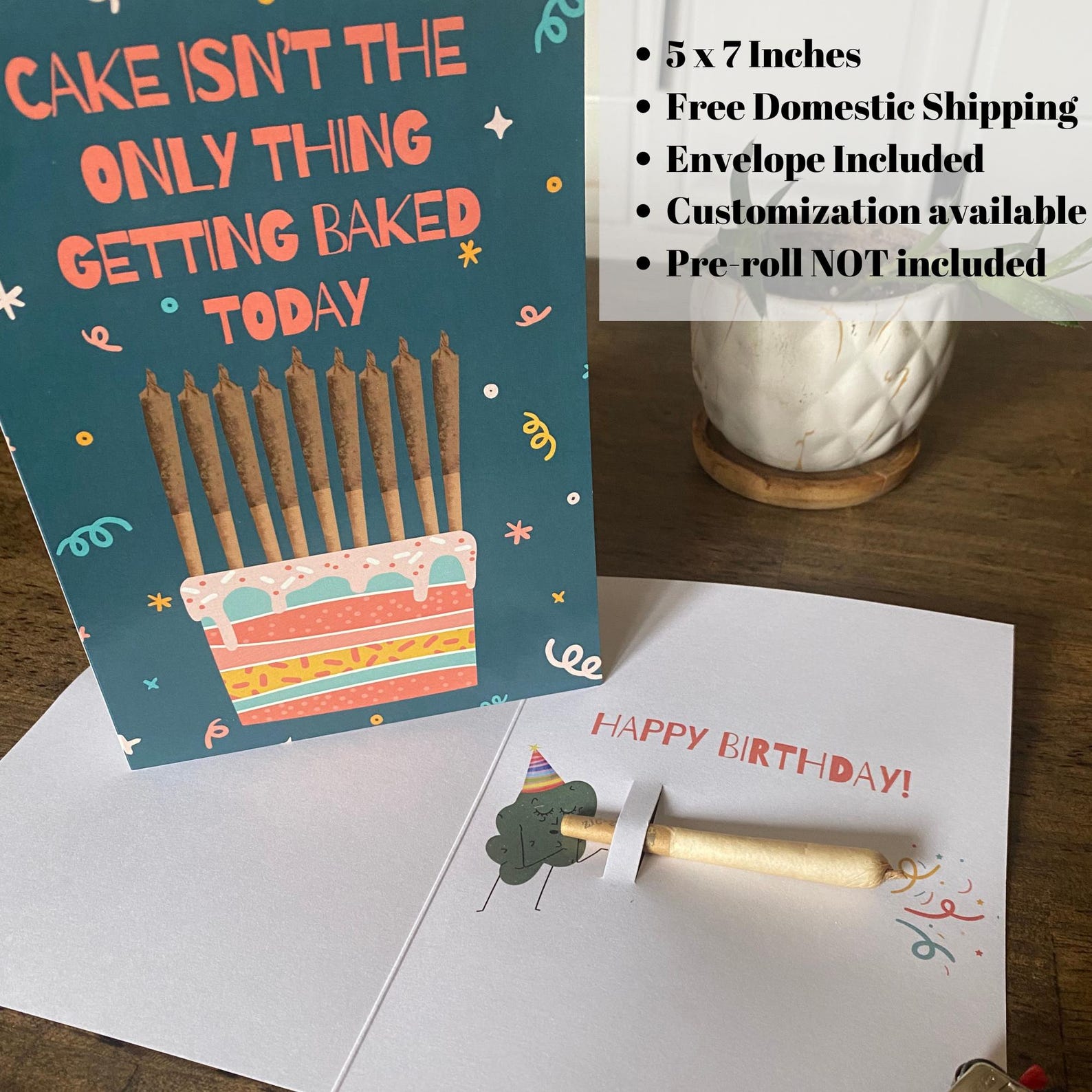 Funny 420 Birthday Gift for Stoner Birthday Card Funny 420 Bday Gift ...