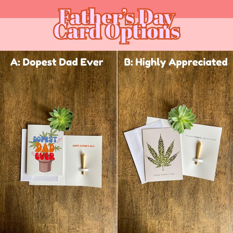 Joint Holder Card for Father's Day Gift for Stoner Father's Day Gift ...