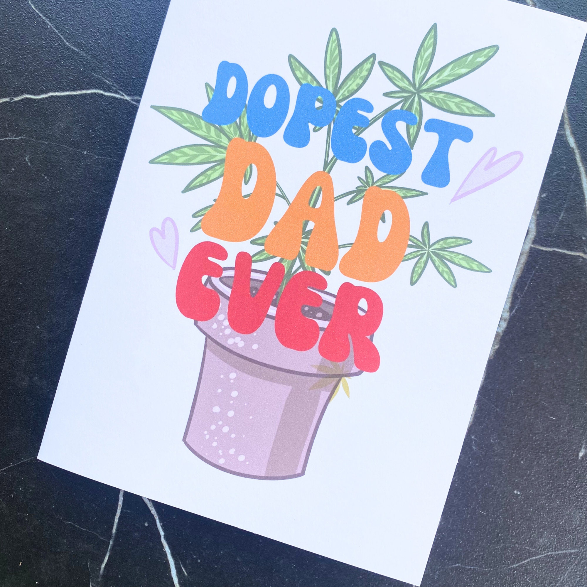 Father's Daycard for Pot-smoking Dad 420-weed Gift for Stoner Gift Him ...